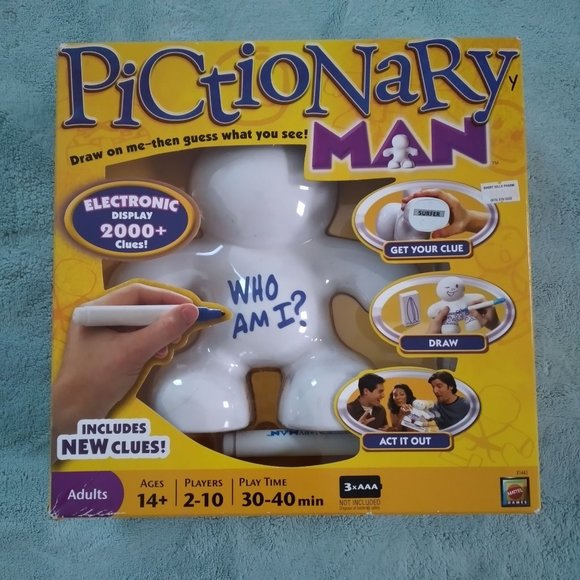 Mattel | Toys | Pictionary Man Adults Game 4 | Poshmark